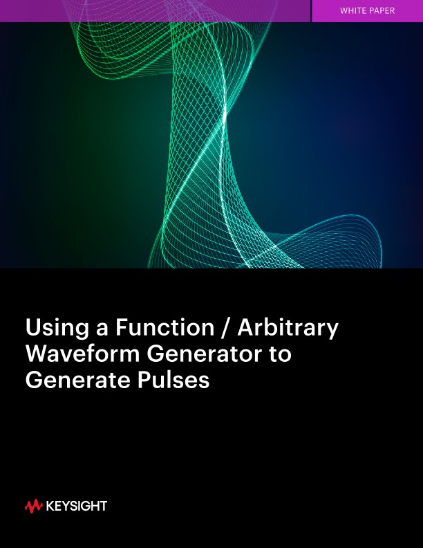 Using a Function / Arbitrary Waveform Generator to Generate Pulses PDF Asset Page | Keysight